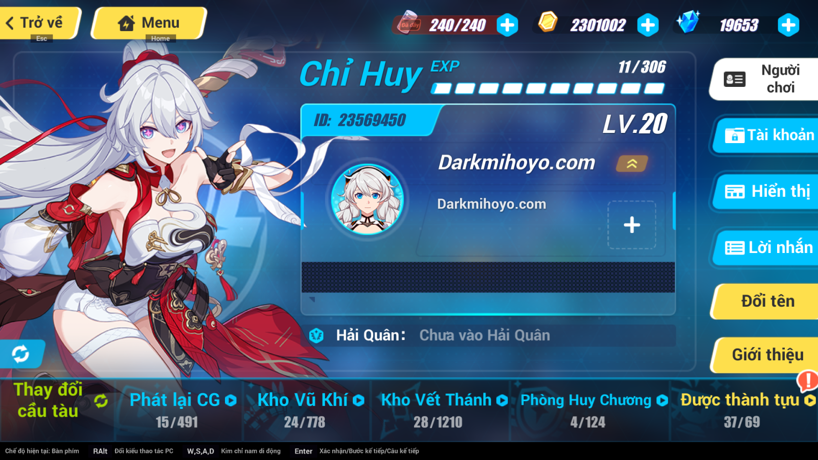 Acc Honkai Impact 3 ID 6283 - Shop Honkai impact 3, Honkai star rail, Zenless Zone Zero - Honkai ...